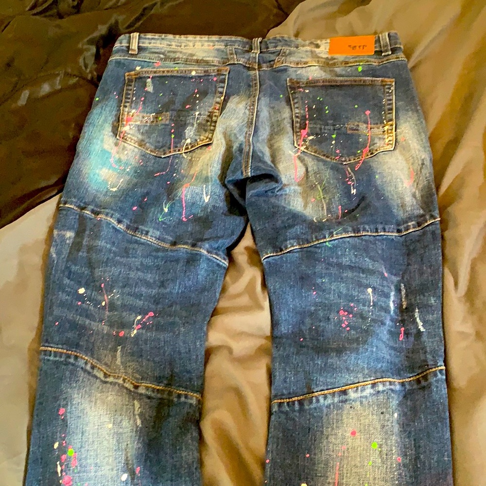 Original Kleep Splatter Paint Jeans - Gem